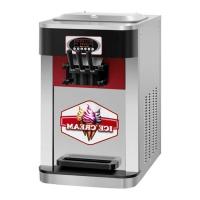 China Table Top Soft Ice Cream Machine 18L/H 1700W Commercial Snack Food Machinery for sale