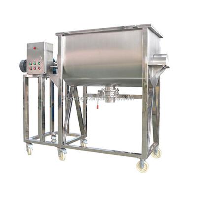 China 1500L Horizontal Ribbon Mixer Dough Mixer Animal Feed Mixer 15KW for Chemical Food for sale