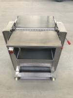 China Stainless Steel Poultry Meat Skinning Machine 110V 500mm Cutting Width Adjustable Thickness for sale