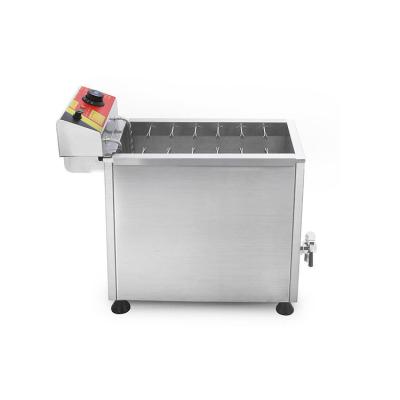 China Commercial Anti Deformation Hot Dog Deep Fryer 25L 3000W 220V Korean Corn Dog Machine for sale