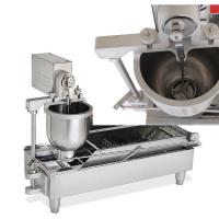 China 220V Automatic Donut Machine 450 Pcs per Hour Commercial Yeast Donut Fryer for sale