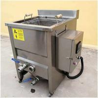 China 50L Oil Water Separation Deep Fryer 12kW Industrial Food Frying Machine for sale