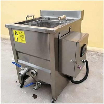 China 50L Oil Water Separation Deep Fryer 12kW Industrial Food Frying Machine for sale