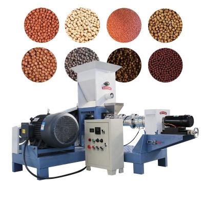 China Compact Poultry Feed Making Machine 220V 5.5kw Feed Pellet Extruder for Fish Chicken for sale