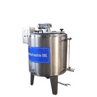 China 9kW 100-150L Stainless Steel Milk Pasteurizer Machine with Cooling System for sale