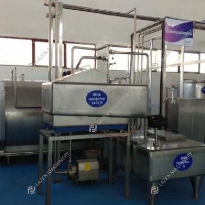 China 316L Dairy Processing Machine Semi Automatic Milk Processing Line 1-500TPD for sale