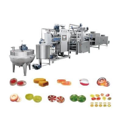 China Large Scale Automatic Gummy Toffee Candy Production Line 150kg/h to 600kg/h for sale