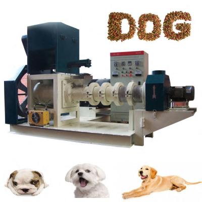 China Dry Pet Food Extruder Machine Dog Cat Food Pellet Maker 30-40 kg/h 6 kW for sale