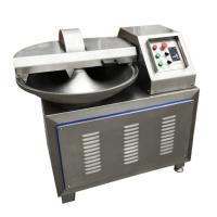 China Food Grade Stainless Steel Vacuum Meat Bowl Cutter Chopper Mixer 13.17kW 380V 60kg for sale