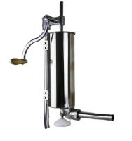 China 4L Hand Operated Stainless Steel Sausage Stuffer Machine with 4 Nozzles for sale