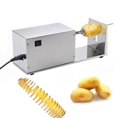 China Stainless Steel Potato Tornado Cutting Machine 220V 110V 4kg for Home Outdoor for sale