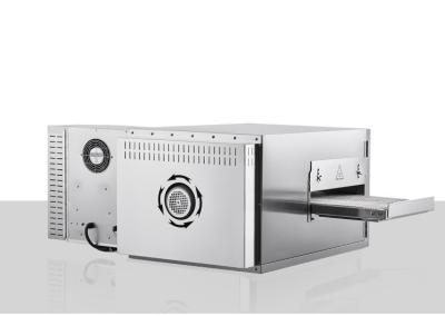 China Commercial Stainless Steel Gas Convection Conveyor Pizza Oven 2800PA 3500PA 220V for sale