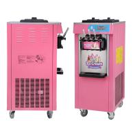 China PLC Controlled 5 Flavors Soft Ice Cream Machine 220V Stainless Steel 98KG for sale
