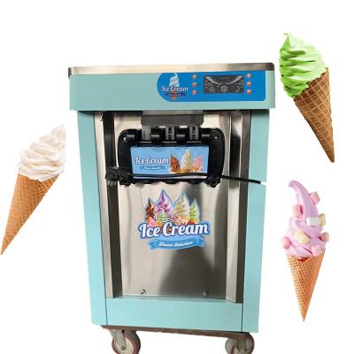 China RuiKong 220V 5 Flavor Soft Ice Cream Vending Machine Stainless Steel 98 KG for sale