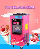 China RuiKong 3-Flavor Soft Serve Ice Cream Machine 220V 1.9kW Commercial for sale