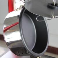 China Stainless Steel Commercial Popcorn Machine 1300W 220V PLC Control Caramel Maker for sale