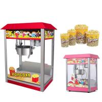 China RuiKong BJLJ-2 PLC Controlled Commercial Popcorn Machine 220V 1300W Stainless Steel for sale