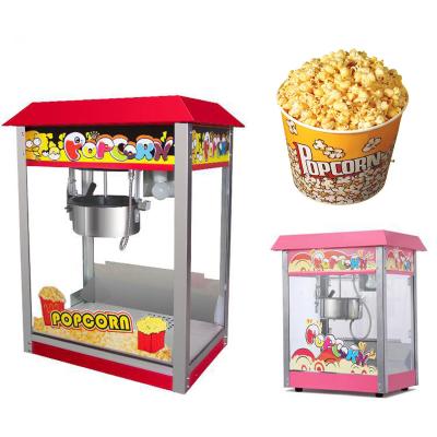 China RuiKong BJLJ-2 Stainless Steel Commercial Popcorn Machine 220V 1300W Industrial Snack Food Machinery for sale