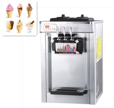 China Electro Freeze Table Soft Ice Cream Machine Sancks Made Easy for sale