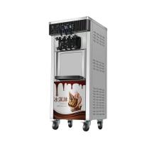 China Giborch 3 Flavor Soft Serve Ice Cream Machine 2200W Double Compressor Floor Model 110V/220V for sale