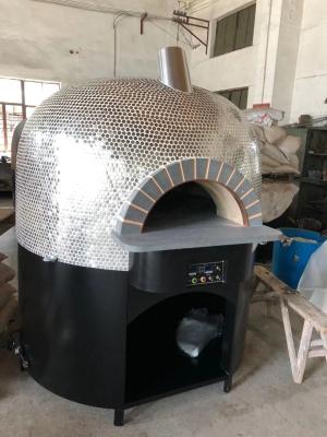 China Commercial Outdoor Pizza Oven 1400kg 380V 13kW Wood Fired Pizza Stove for sale