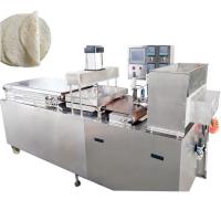 China Fully Automatic Tortilla Making Machine 450mm Press Plate Electric Heating PLC Control for sale