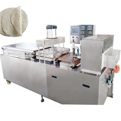 China Fully Automatic Tortilla Making Machine 450mm Press Plate Electric Heating PLC Control for sale