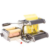 China 4 in 1 Manual Pasta Maker Machine Carbon Steel 430 Stainless Steel 23x20x19cm for sale