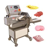 China Commercial 304 Stainless Steel Meat Slicer 500-800kg/h 0-40mm Adjustable Thickness for sale