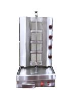 China 4 Burner Gas Shawama Machine Stainless Steel Material Quick Curing Baking for sale
