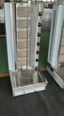 China Gas 6 Burner Automatic Barbecue Skewer Machine 39000 BTU for 35-40 kg Meat for sale
