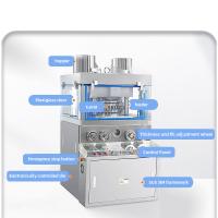 China Stainless Steel Rotary Tablet Press Machine 29 Dies 80kN Max Pressure for Naphthalene Ball Catalyst for sale