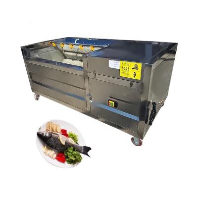 China Electric Fish Scaling Machine 2.2kw 20kg Capacity Stainless Steel Fish Descaler for sale