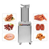 China 30L Electric Sausage Filler Stainless Steel Hydraulic Enema Machine 220V for sale