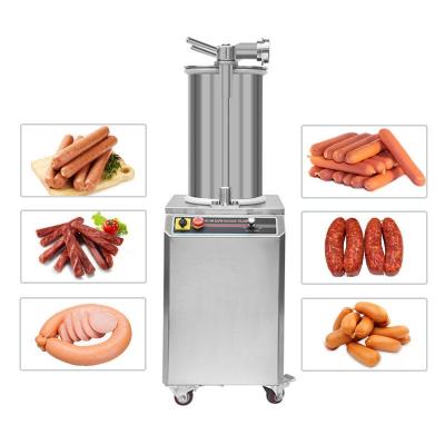China 30L Electric Sausage Filler Stainless Steel Hydraulic Enema Machine 220V for sale