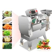China Silver Stainless Steel Cutting Machine Multi Functional In Green Onion Vegetable Potato Fruit for sale