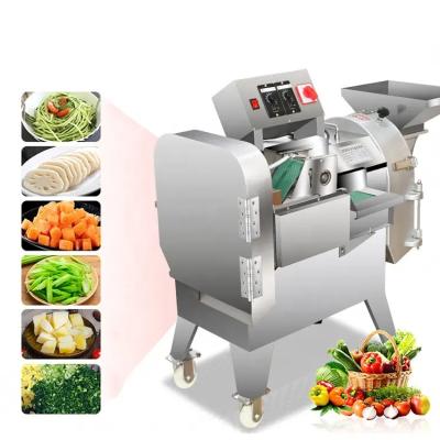 China Silver Stainless Steel Cutting Machine Multi Functional In Green Onion Vegetable Potato Fruit for sale