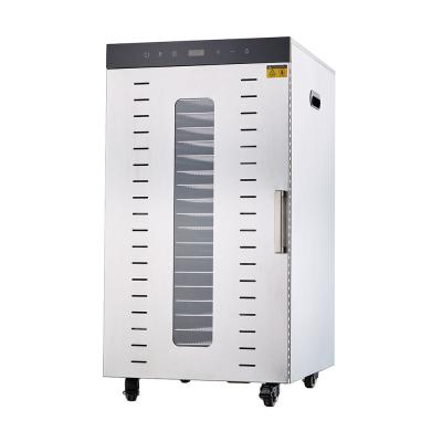 China Single Zone 20 Tray Commercial Food Dehydrator 2000W Industrial Drying Machine for Fruits Vegetables for sale