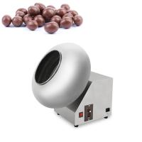 China Stainless Steel Candy Chocolate Coating Machine 0-46rpm Food Flavoring Mixer Snack Seasoning Machine for sale