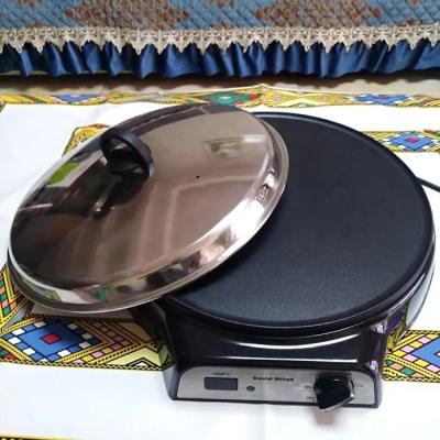 China 1200W Electric Injera Maker Grill Mitad Mogogo 16 Inch Nonstick Flatbread Machine 120V for sale