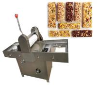 China Automatic Peanut Snack Candy Extruder Machinery Cereal Protein Bar Forming Machine 220V for sale