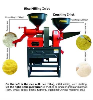 China Miller 625kg Per Hour Automatic Multi-function Rice Mill 2200W 2800r/min for sale