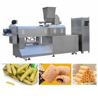 China Puffed Food Extruder Inflating Corn Snack Making Machine 120-150kg/h 3 Phase for sale