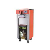 China Commercial 3 Flavor Soft Ice Cream Machine 18L/H 1800W Stainless Steel Automatic for sale