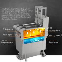 China Electric Commercial Double Tank Chicken Fryer 14kW 380V Fast Food Pressure Frying Machine for sale