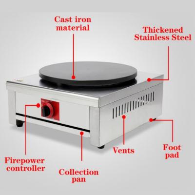 China Commercial Gas Automatic Pancake Machine Maker For Hotel Home for sale