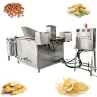 China Industrial Automatic Electric Gas Potato Chips French Fries Fryer with Oil Filter 1200mm for sale