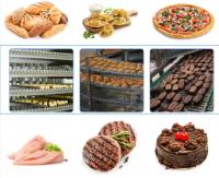 China Customized Spiral Cooling Tower Conveyor For Toast Bread Pizza Food for sale