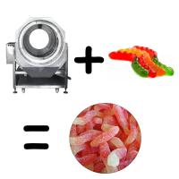 China SUS Industrial Jelly Gummy Candy Surface Polishing Machine for sale