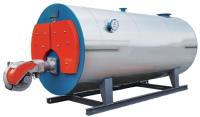 China CWNS Horizontal Oil Gas Fired Atmospheric Hot Water Boiler 0.7MW 85/60°C for sale